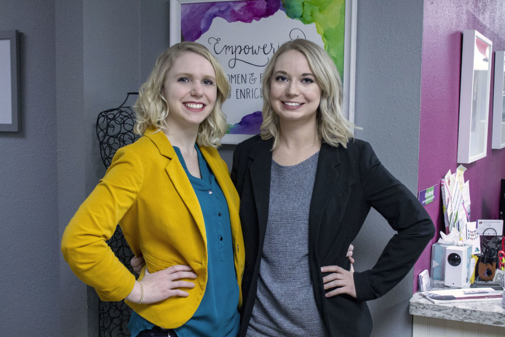 Meet In Her Shoes Client Speakers Amber & Laura Metzger - EmBe