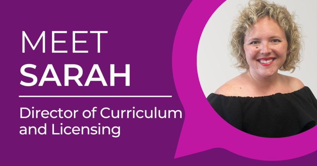 Staff Spotlight: Sarah Meagher – Director of Curriculum and Licensing ...